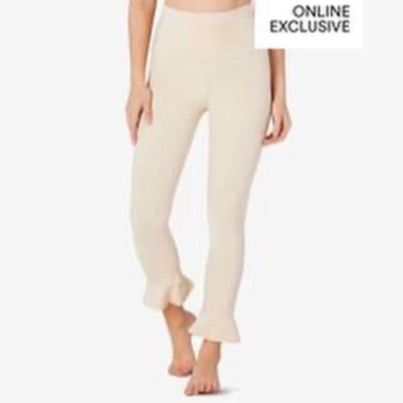 Beyond Yoga | Pants & Jumpsuits | Beyond Yoga Frill Seeker Ruffle Flare ...